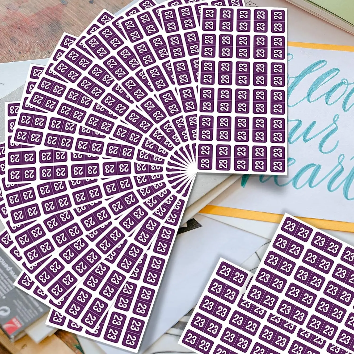 Alphabet A To Z 26 Letters Index File Folder Labels Tab Dividers ...