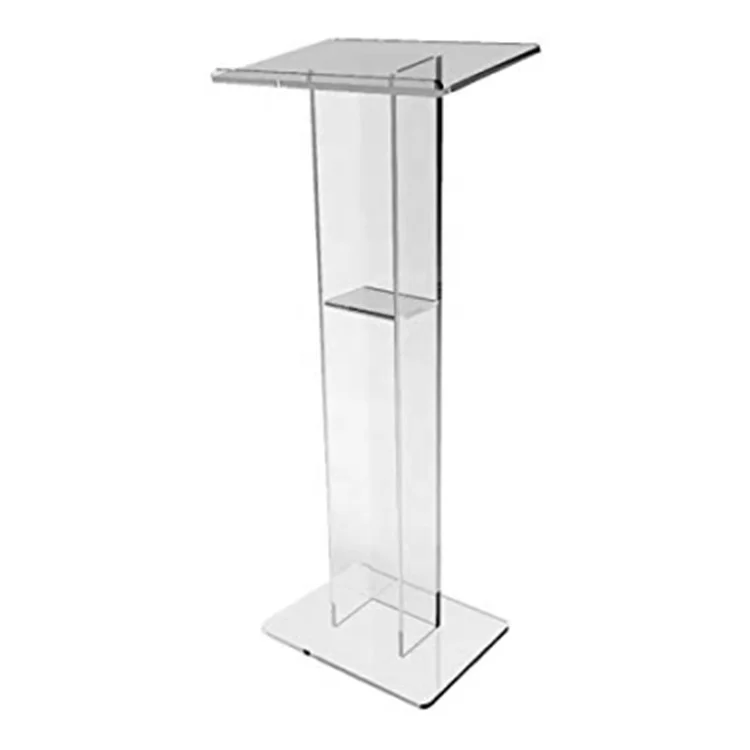 Acrylic Podium Plexiglass Church Pulpit School Lectern Event Reception ...