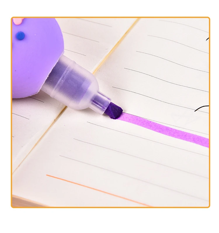 Cute Cartoon Octopus Shape Highlighter - 6 Colors Creative