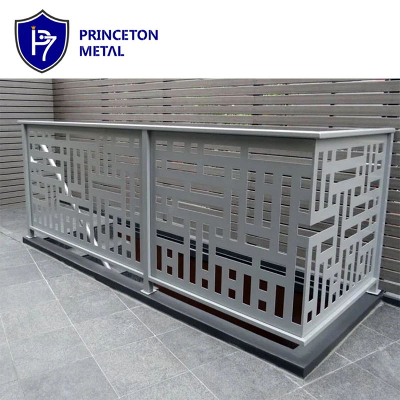 Custom Outdoor Fence Privacy Windscreen - Laser Cutting Aluminum