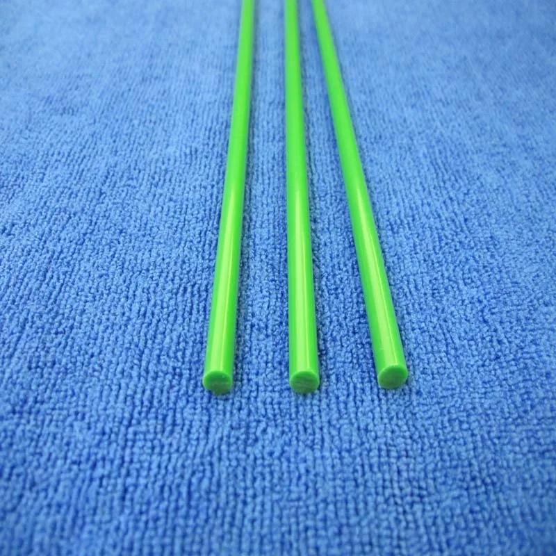 Pa Material Green Color Nylon Stick 2.5mm Rounded Shape Customized Size ...