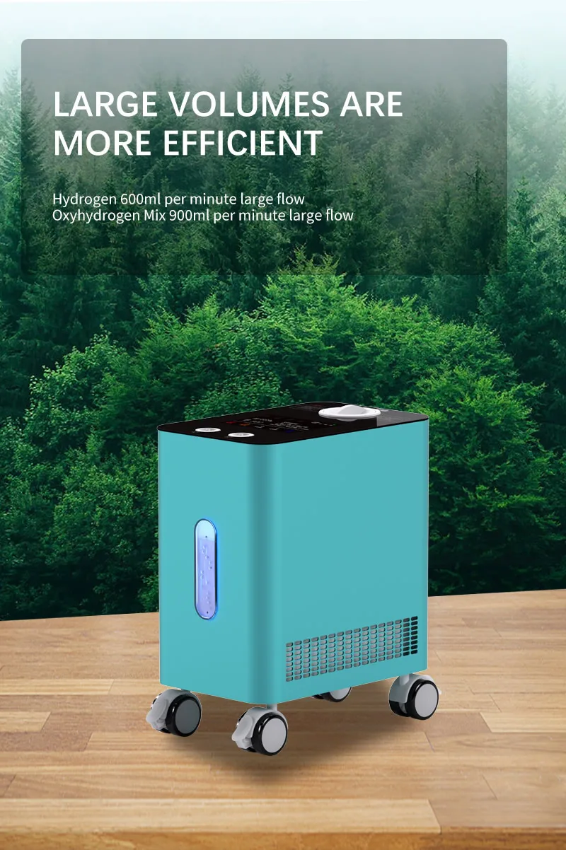 New Design Pem Hydrogen Machine Inhalation 450ml 900ml Oxygen Hydrogen ...