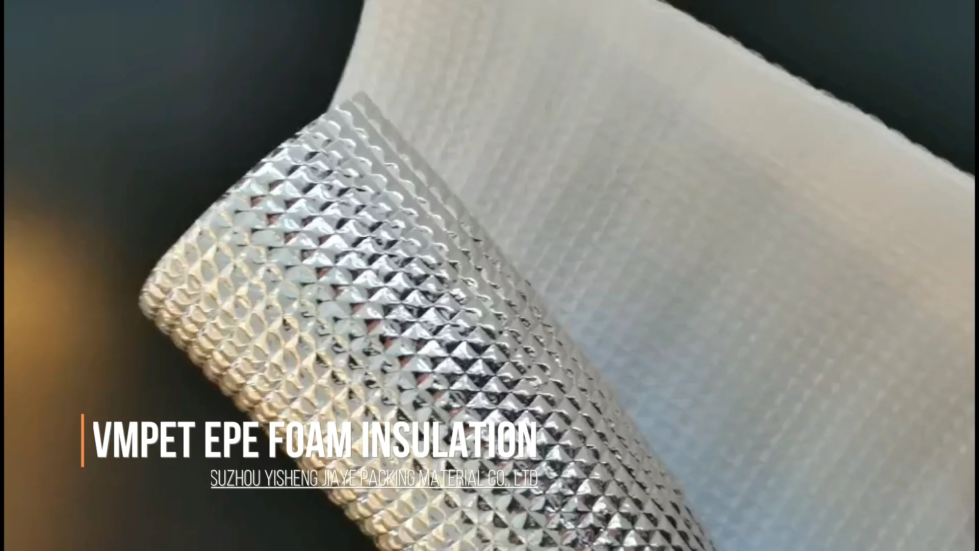 Metalized Pet Film Laminated Epe Foam Insulation With Low Electric ...
