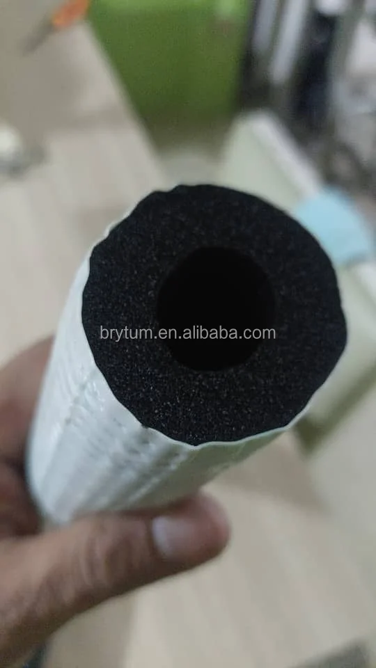 Uv-resistant Polymer Coating Rubber Foam Tube for Insulation