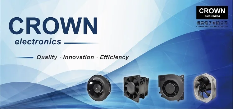 Crown AGE03010B12H Two Ball DC FAN - Free Standing & Durable