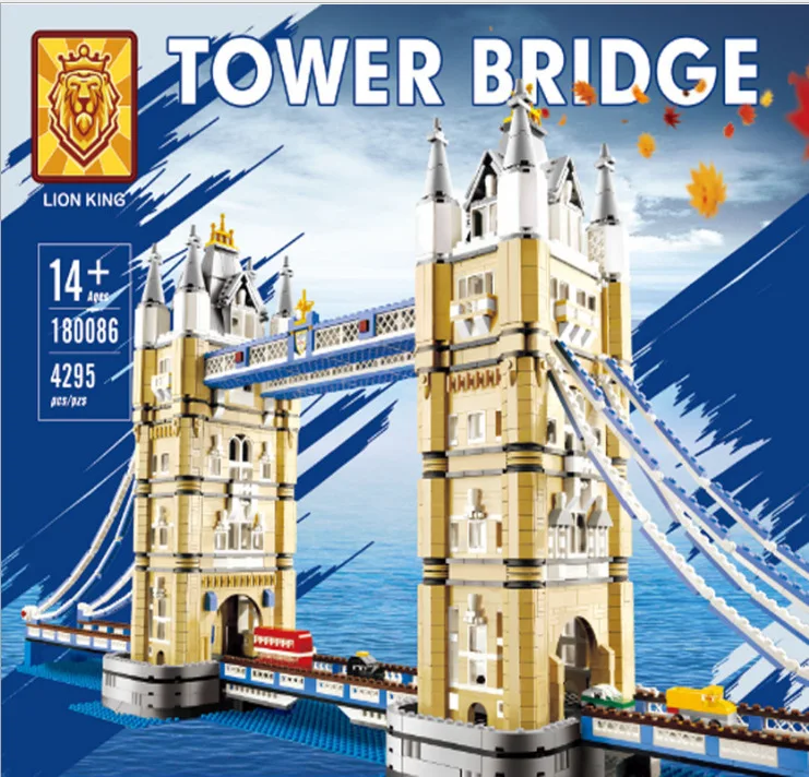 2020 Hot 4295 Pcs London Tower Bridge Model Building Blocks Toys For ...