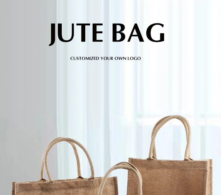 Wholesale Jute Bag Custom Printed Large Natural Eco Friendly Burlap ...