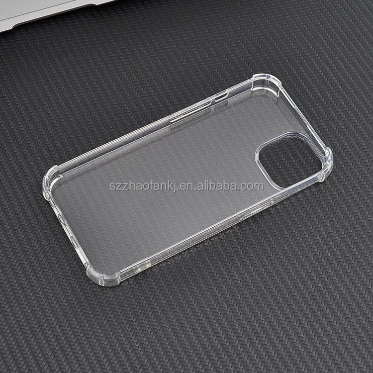 For Apple 14 Soft Tpu Transparent Clear Cell Phone Shockproof Cover ...