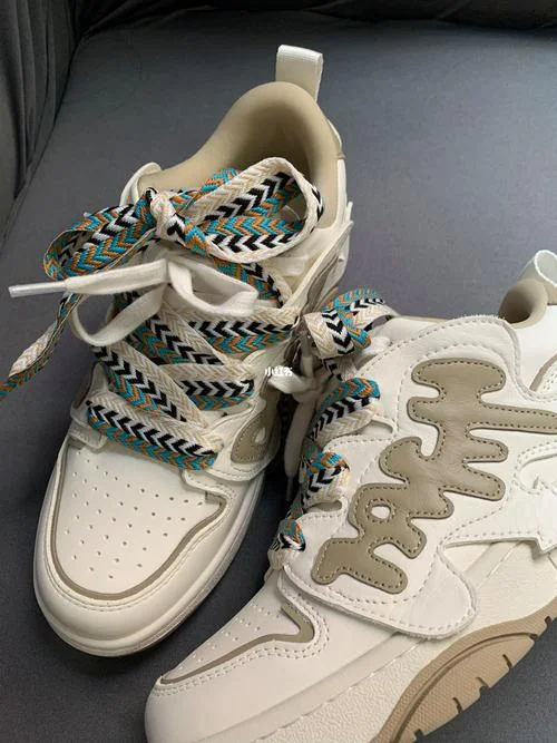 INS Fashion Lanvin SB Dunk AJ1/AF1 Shoelaces - Wide Fat Canvas