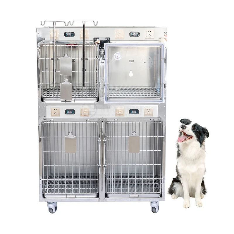 Sy-w020 Vet Stainless Steel Cat Dog Pet Animal Cages Veterinary ...
