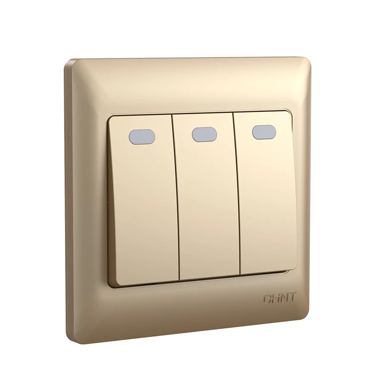 Chint Modern Switch Electrical Socket Switch Eu Standard Household 3 ...