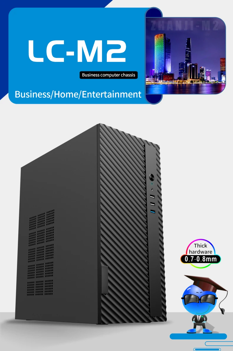 Cheap Pc Computer Cases M-ATX Mini ATX case Classic Shape Office ...