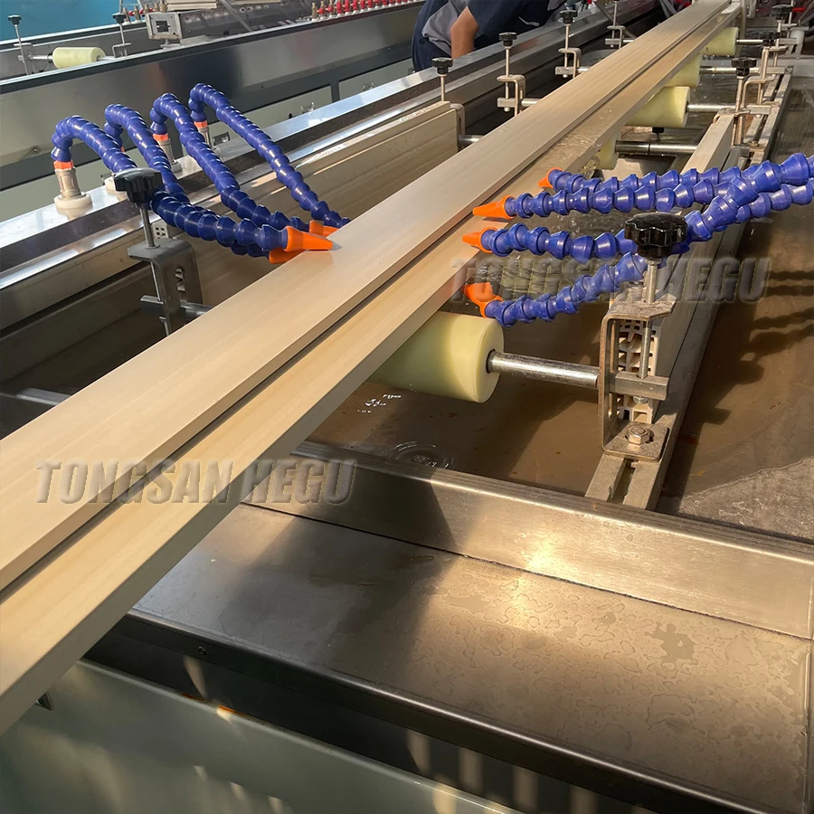 Wpc Door Frame/wall Panel Making Machine Pvc/upvc Profiles Extrusion Line Wpc Extruder - Buy Wpc ...