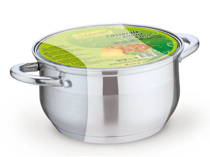 23 Pcs Palm Restaurant Stainless Steel Cookware Pot Set With Kitchen ...