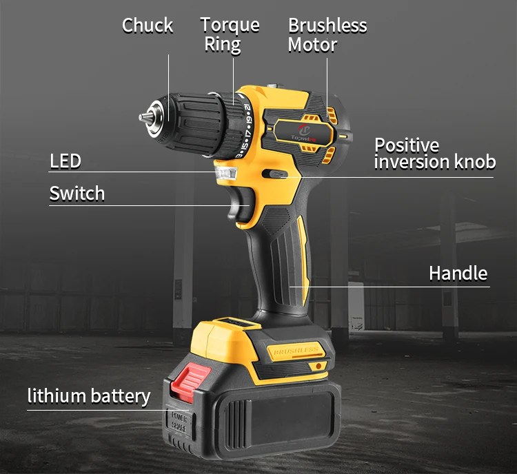 Taladro Inalambrico Electric Mini Hand Cordless Rechargeable Battery ...