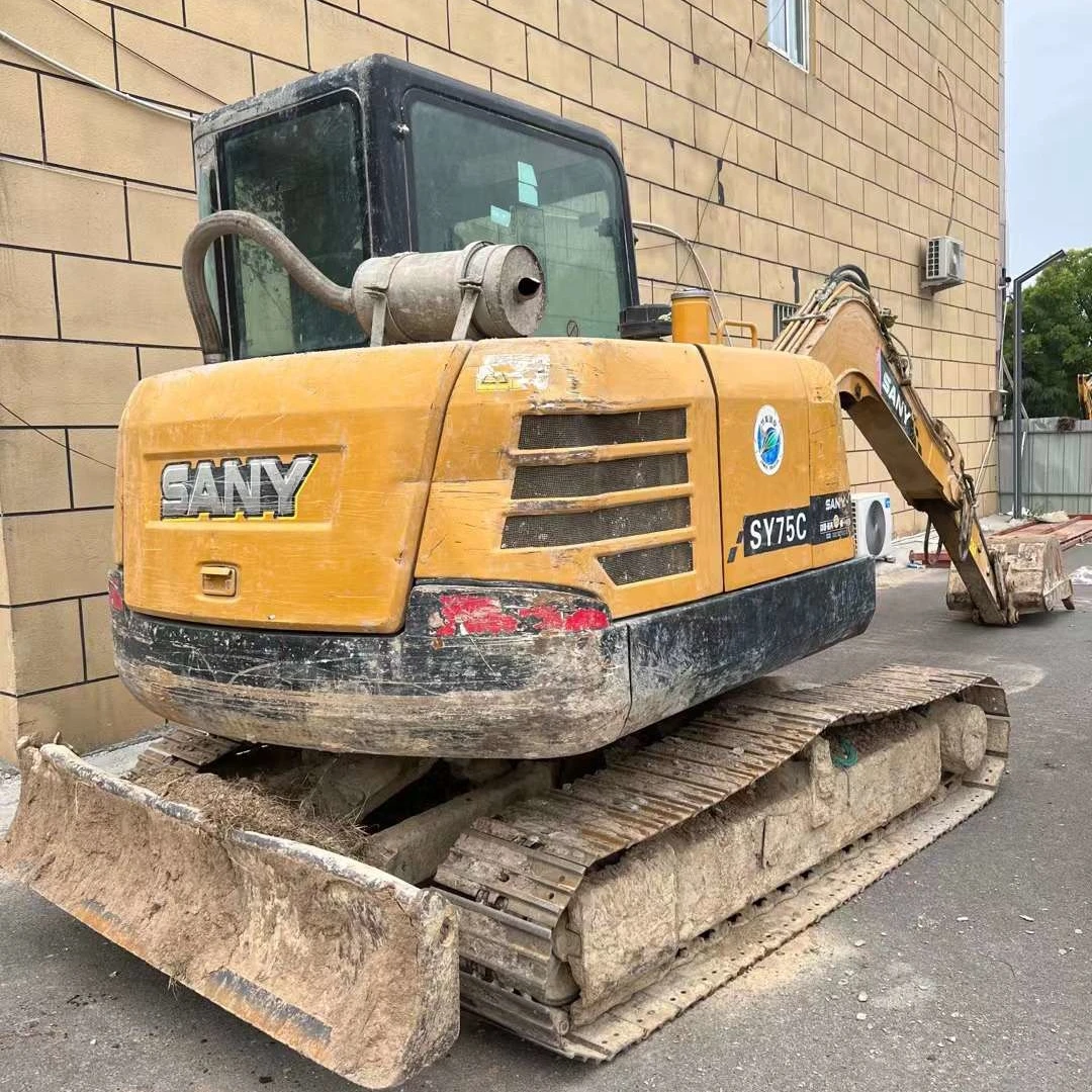 Sany Sy75c Pro Crawler Excavator Official Earth-moving Machinery 7 Ton ...