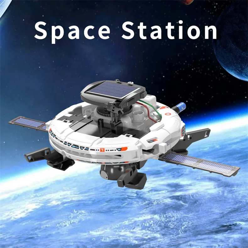 6 in 1 Space Fleet Solar Toys - Educational Fun for Kids
