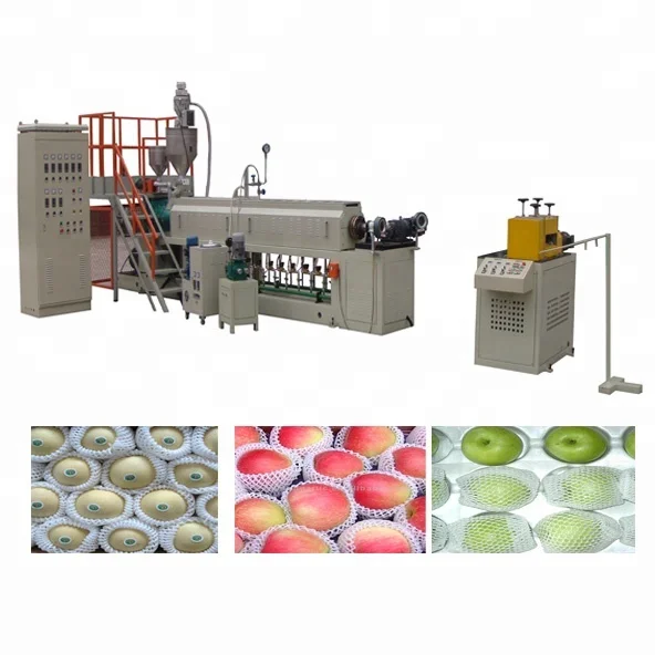 Industrial Automatic Vegetables Fruit Plastic Foam Extruded Netting ...
