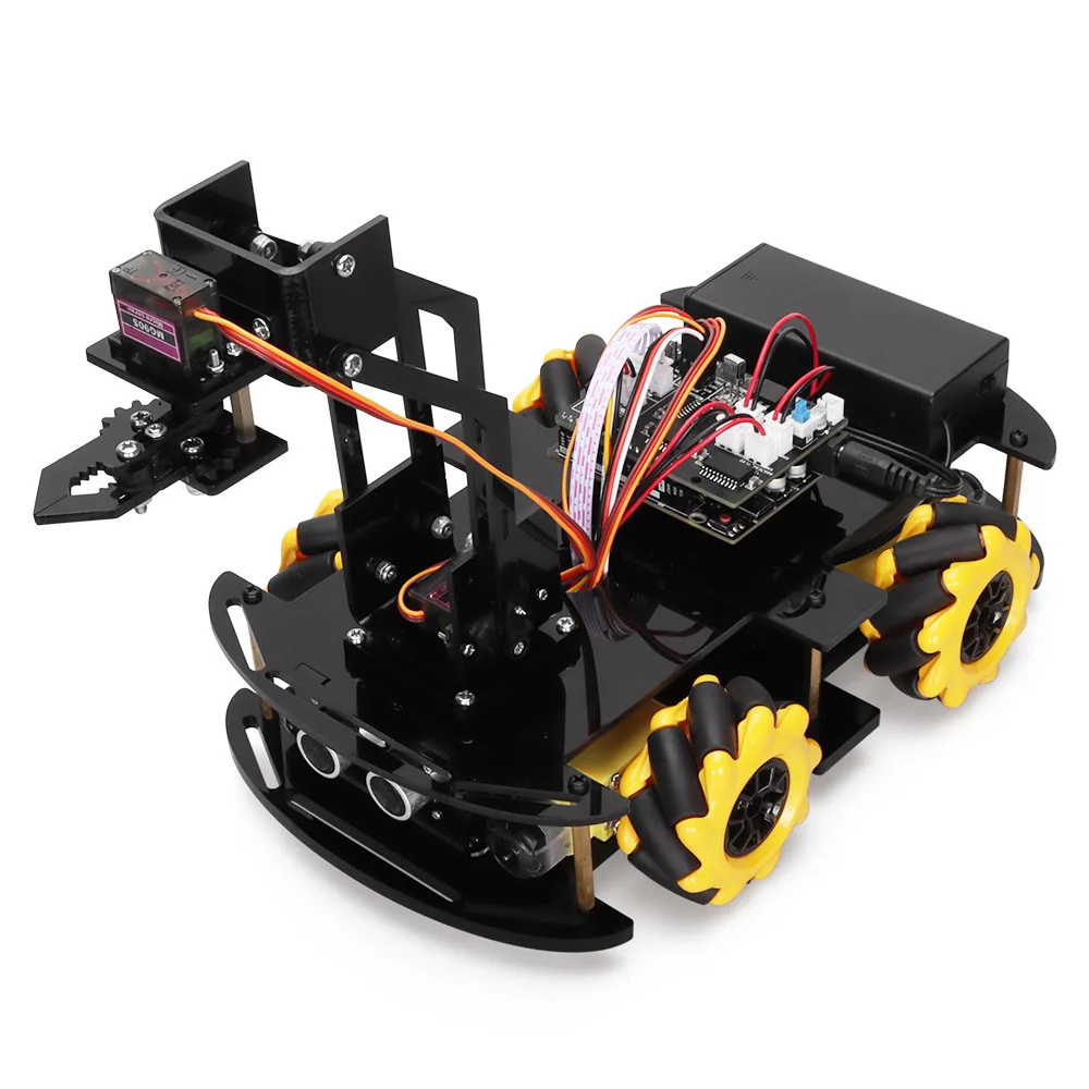 Mecanum Wheel Robotic Arm Robot Car - Obstacle Avoidance Kit