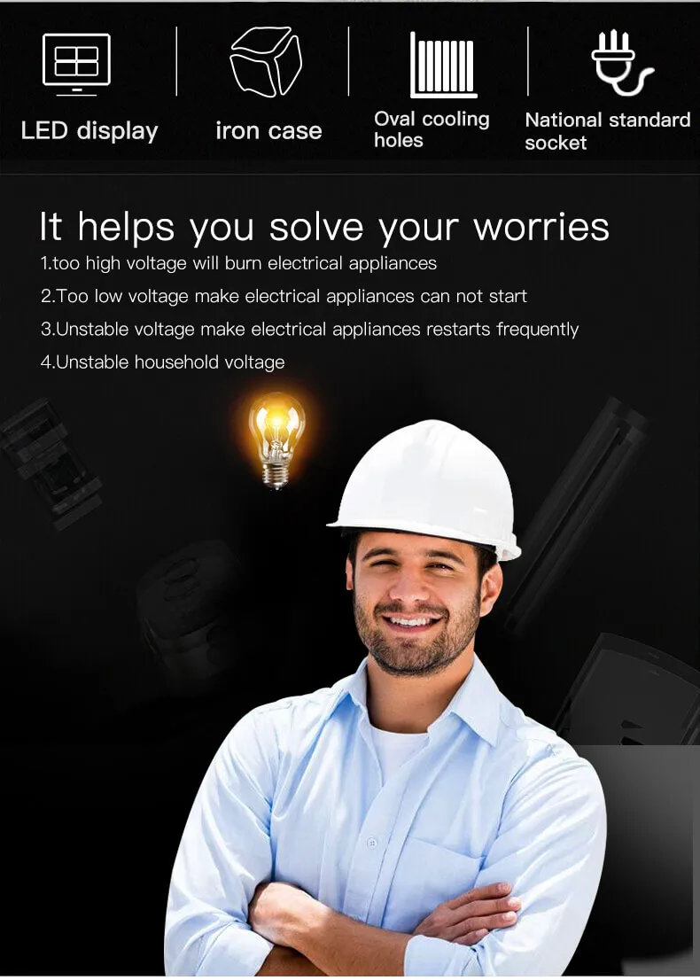 Ttn 800va Avr Relay Ac Avr Automatic Voltage Regulator Dynamic ...