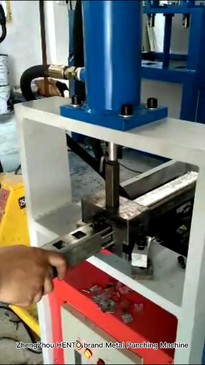 Advanced Structure Copper Tube Hole Punching Machine / 35mm Punching ...