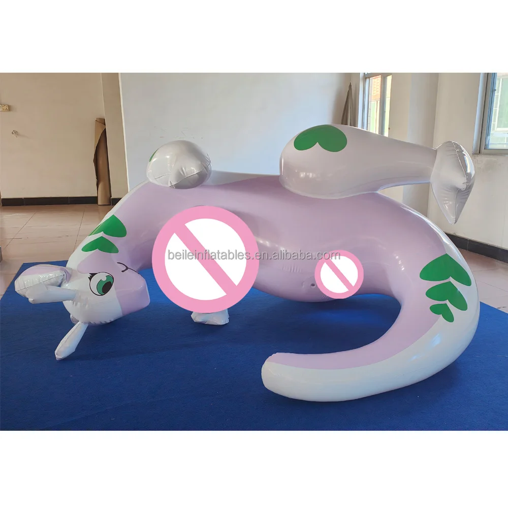 Beile Custom Light Purple Pvc Inflatable Dragon With Sph - Buy ...