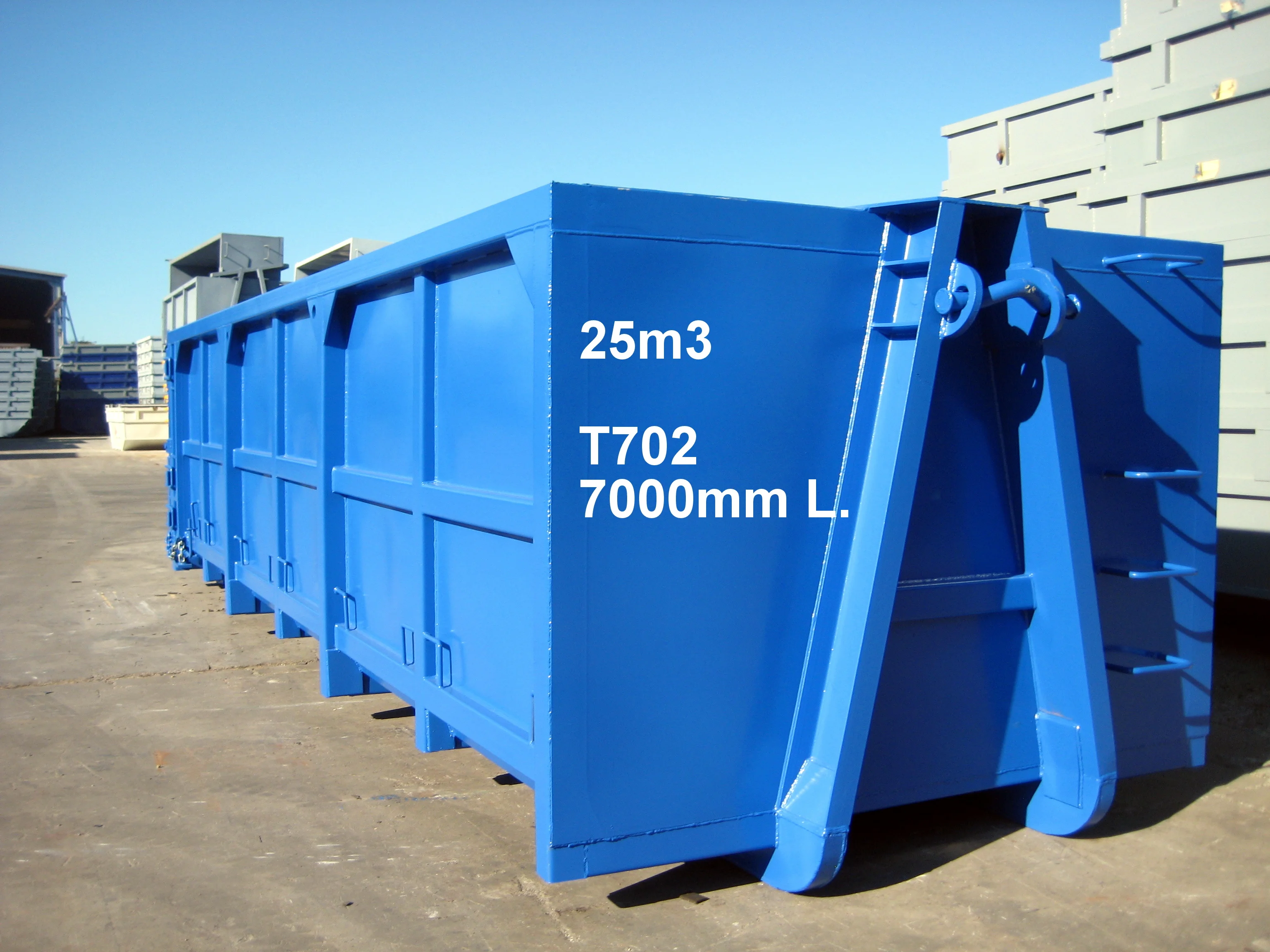 Hook Lift Dumpster Roll off Container Scrap Metal Skip Bin for Solid ...