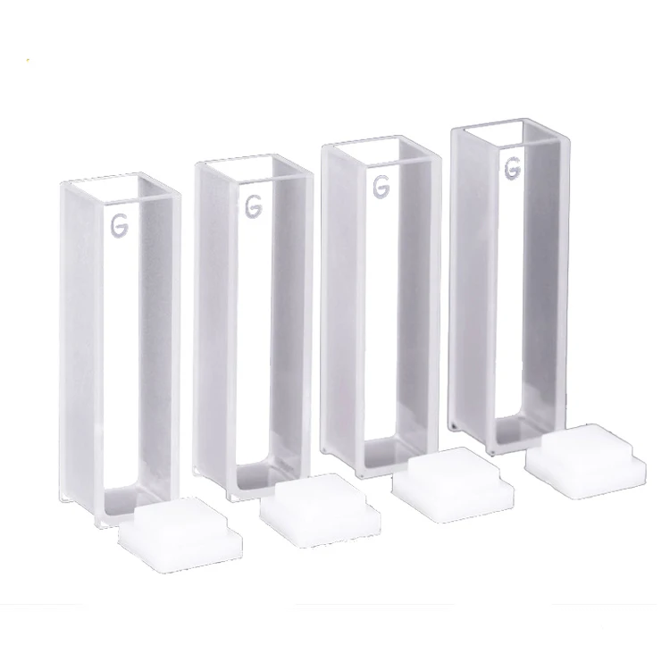 Micro Reaction Spectrophotometer Cuvette - 1ml Optical Quartz Glass for ...