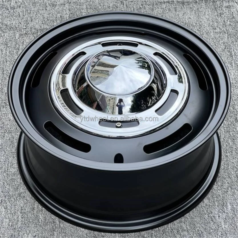 Ytd Ready To Ship Luxury Matt Black 15'' 4x100 4x114.3 Alloy Forged Rim 15x6.5 Et35 Cb73.1 ...