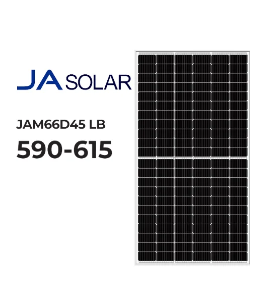 Ja Solar Jam66d45 590-615/lb 132cell N-type Topcon High Quality ...