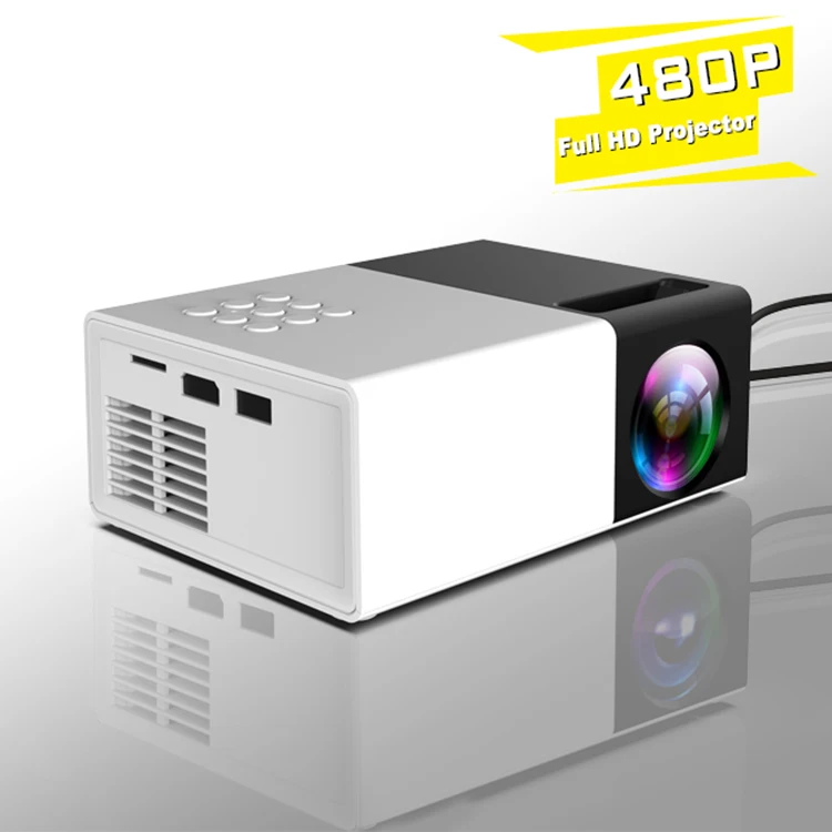 480p Video Led Beamer Hd 4k Full Home Cinema Theater 1000 Lumen Mini ...