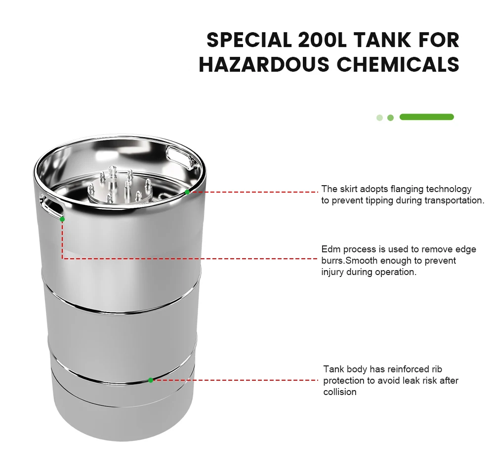200l Stainless Steel Water tank Chemical Stainless Steel Storage tank ...