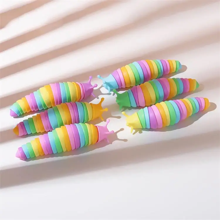 Kids Autism Sensory Anime Fidget Stress Toy Sensory Slug Fidget Toys ...