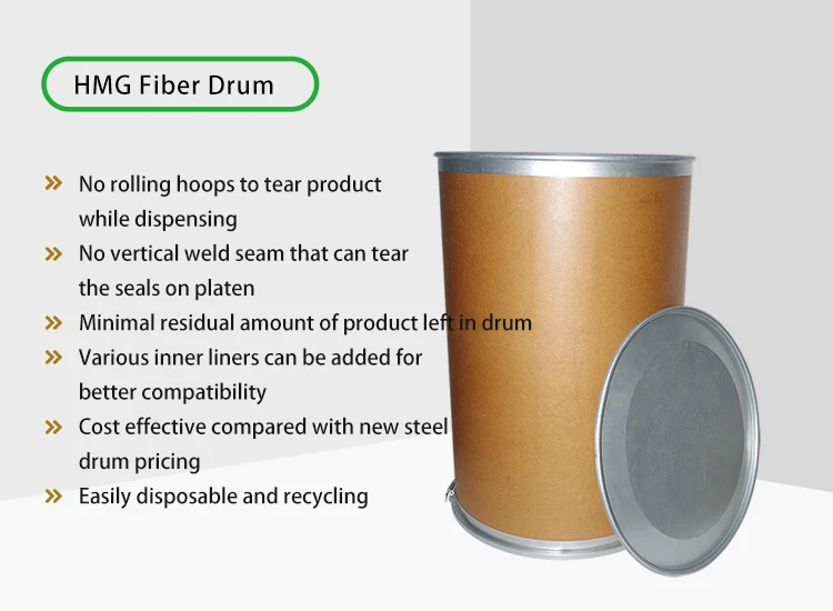 CH Hot Melt Kraft Fiber Drums - Durable & Customizable