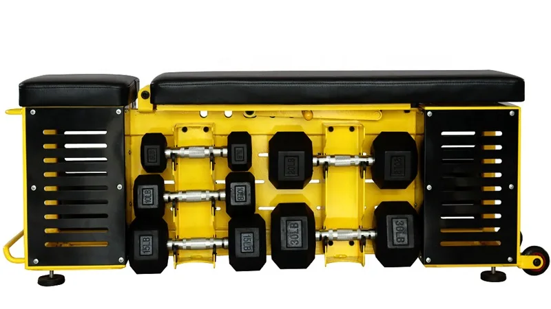 Multifunctional Dumbbell Storage Bench Workout Bench Box Gym Bench With ...