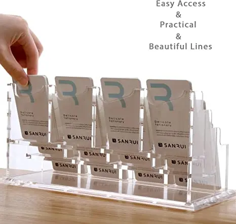Vertical Transparent Acrylic Business Card Display Stand,Suitable For ...