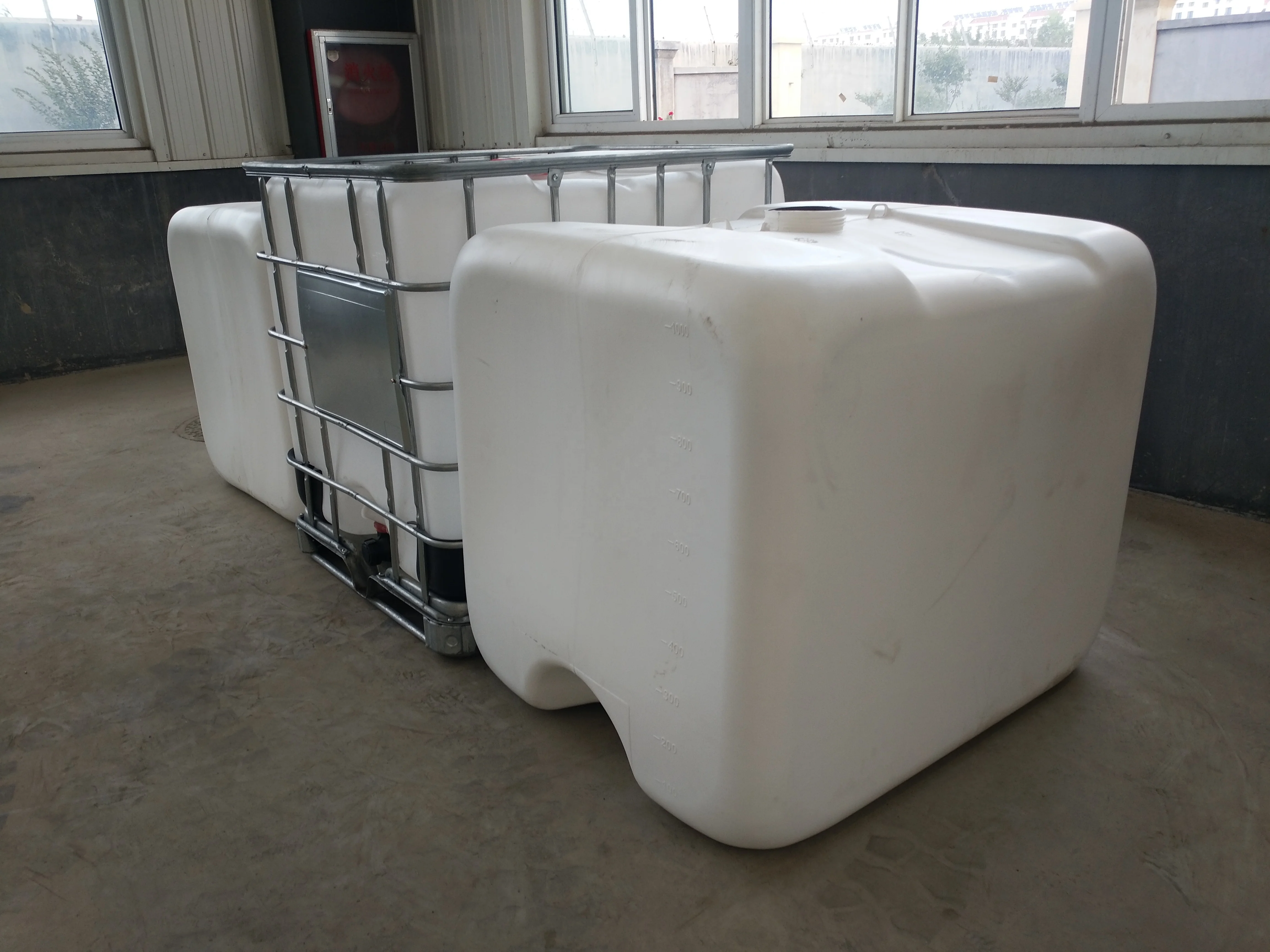 1000L Automatic IBC Tank Extrusion Blow Molding Machine 2 Layer IBC ...