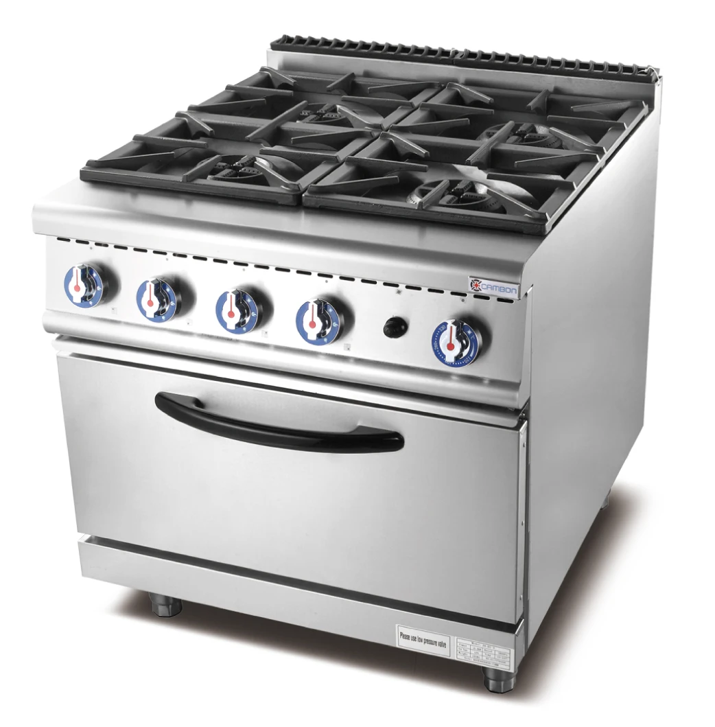 Gas Range 4 Burner Stove For Commercial Use Campbon Zh-rs-4.zh-tq-4 Gas ...