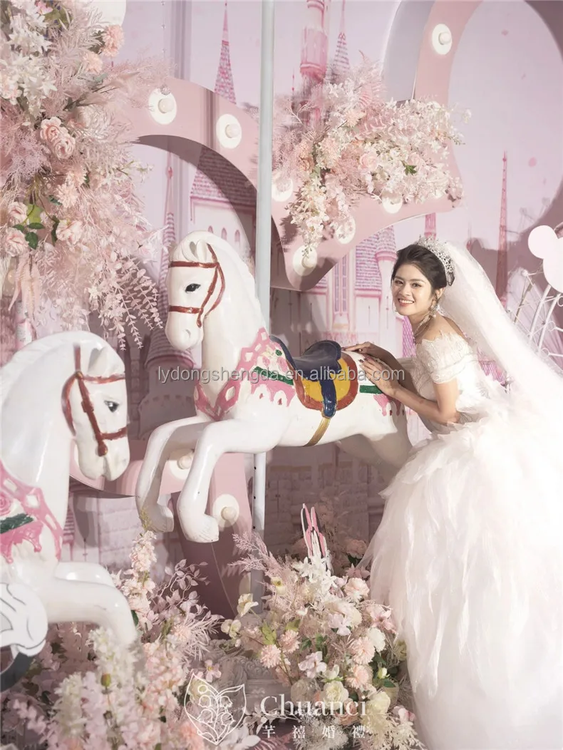 Birthday Party Decorations Kids Carousel Horse Figuras For Plolyresin Sculpture - Buy Antique ...