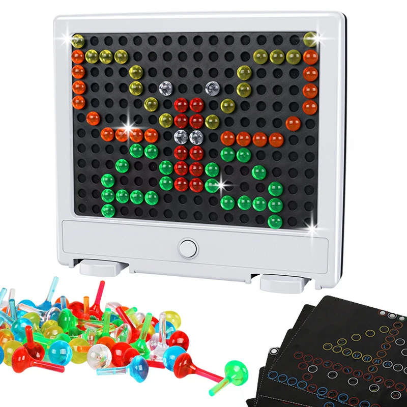 Supply Multi Color Glowing Lights Board Montessori Game Creativity ...