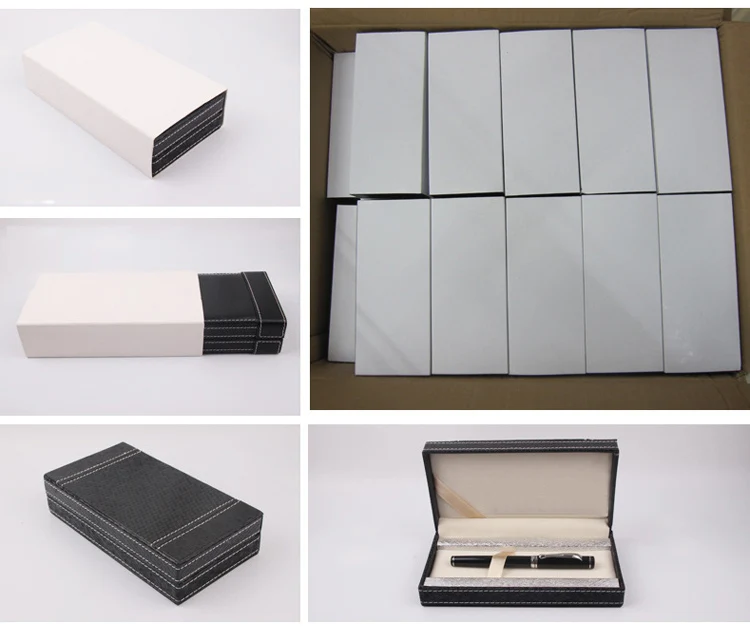 Luxury Metal Ball Pen With Pu Box Business Gift For Men Gift High Grade ...