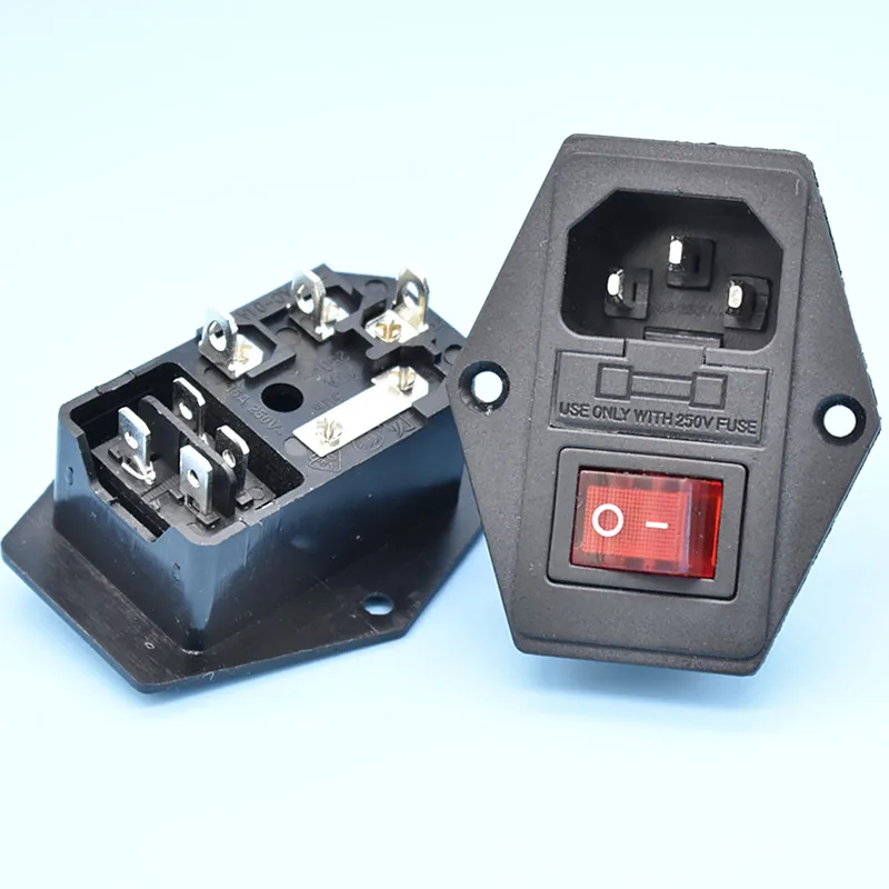 250V Switch Socket AC 1A, 2A, 3A, 4A, 5A, 6A, 7A, 8A, 9A, 10A, 11A, 12A ...