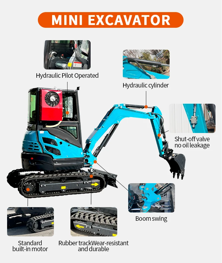 Mini Bagger Micro Bagger - High Efficiency Excavators