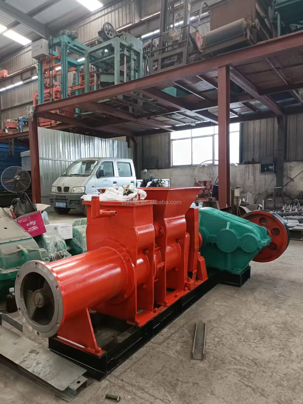 Hollow Core Slab Concrete Extruder Machine Diesel Engine Block And ...