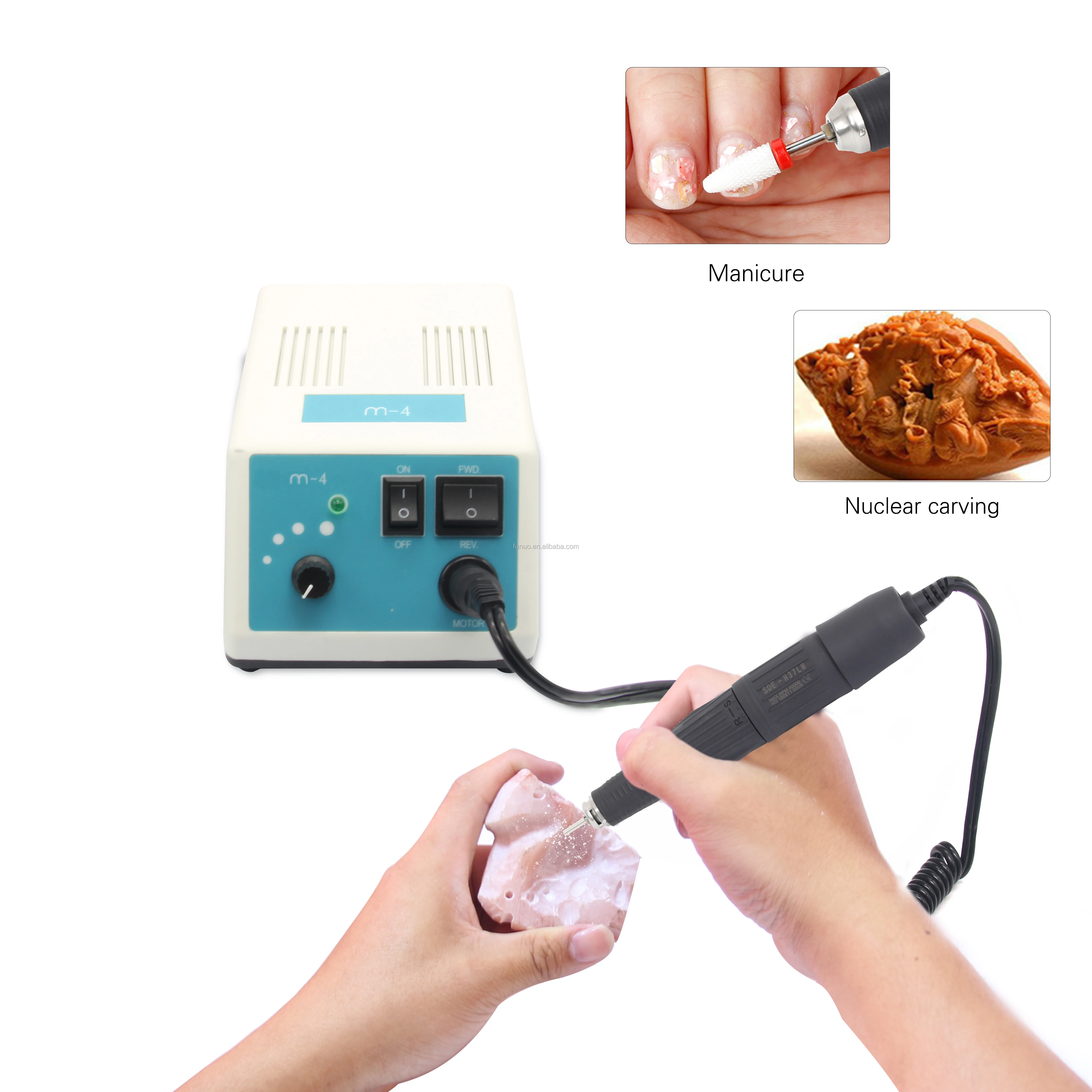 45000rpm Sde-sh37ln Brush Micromotor Jewelry Polishing Machine Marathon ...
