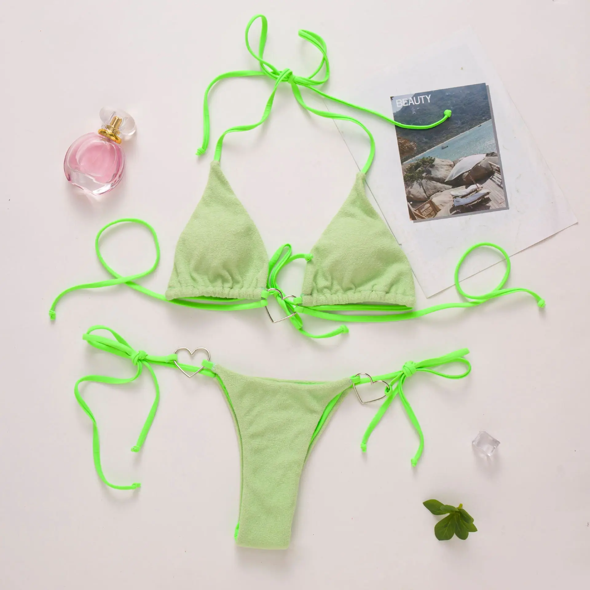 Gx807a Summer Women String Bikini Suit Set Sexy Micro Triangle Swimwear ...