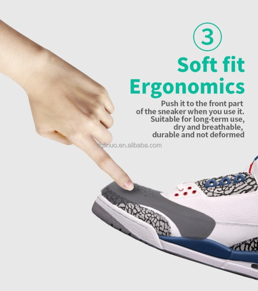 Shoe Guards Universal Toe Box Shoe Crease Protector Wrinkle Protector ...