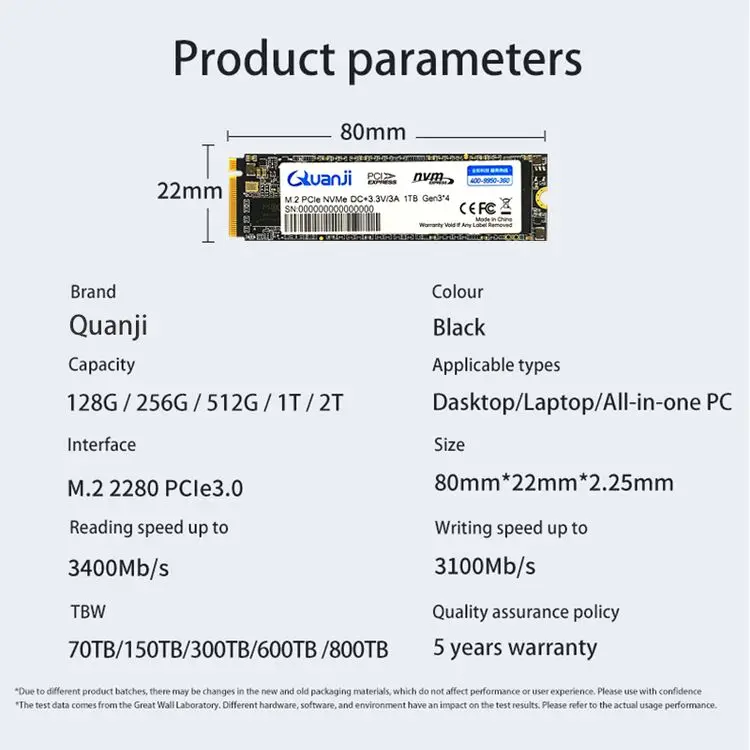 NEW NVMe High Performance NVMe PCIe 2280 M.2 SSD 512GB Gen 3*4 Internal ...