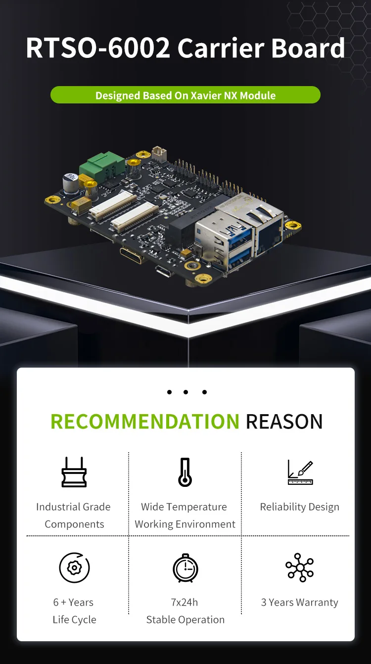 Jetson Nano Rtso-6002 V1.2 Carrier Board For Nvidia Jetson Nano 4 Gb ...