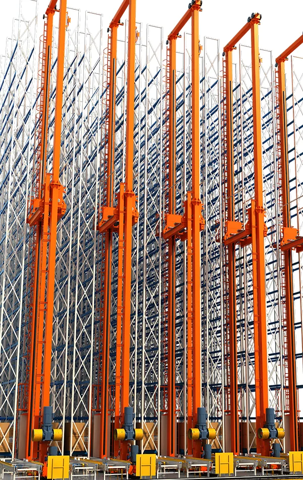 ASRS EFORK 5000KG 1-5T 40m Height Mini-Load AS/RS Stacker Crane ...